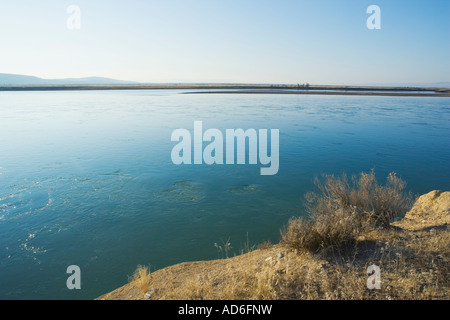 View of Columbia River in Hanford Reach National Monument, Columbia ...