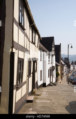 UK Wales Powys Welshpool High Street the Town Hall Stock Photo - Alamy