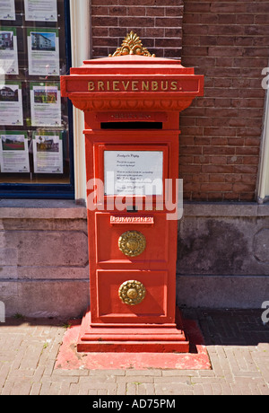 Dutch Post Office Letter Box Wassenaar Netherlands Holland Europe Stock ...