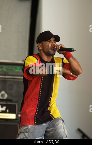 Aboriginal Rap artist Australia Dsca 4995 Stock Photo - Alamy