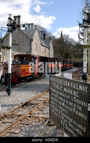 steam locomotive no 10 naklo alston station south tynedale railway ...