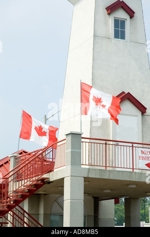 Port Credit Lighthouse is a red and white lighthouse in Port Credit ...