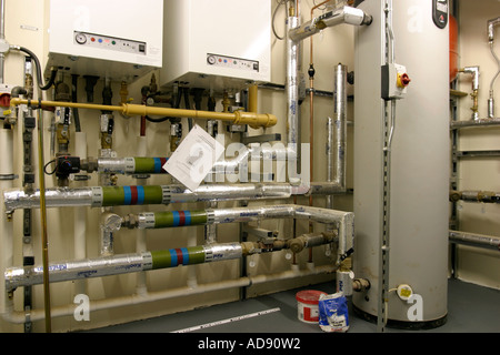 The new Mapperley Plains School the boiler room Stock Photo - Alamy