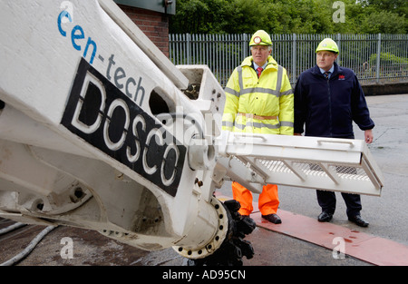 Cen tech DOSCO coal cutter at the reopened Unity coal mine Cwmgwrach ...