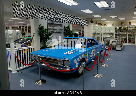 A NASCAR racing exhibit at the North Carolina Museum of History ...