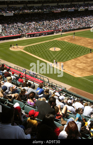 A Sunday crowd fills Edison Field in Anaheim California for an ...