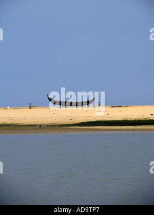 Kerala, India - Poovar Beach South. Resort floating houses. Poover ...