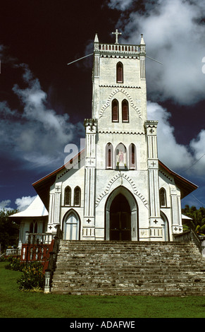 Church, Savai'i, Western Samoa Stock Photo - Alamy