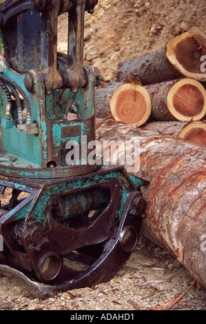 Logging machinery. Japan Stock Photo - Alamy