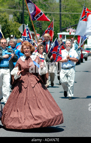 Confederate Memorial Day parade April 24 in the southern states of the ...