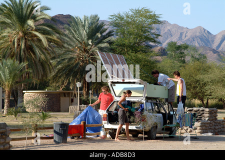 Camping at Ai Ais Hot Springs Southern namibia Stock Photo - Alamy