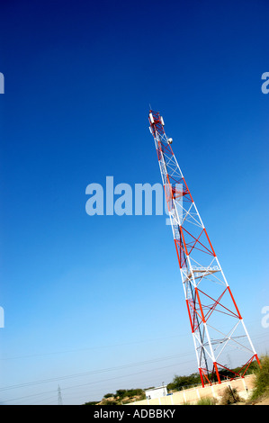 A pylon in the Rajasthan desert India Stock Photo - Alamy