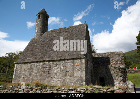 St Kevins kitchen Oratory church at the monastery of Glendalough ...