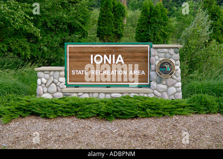 Ionia Michigan MI State Recreation Area State Park and campground Stock ...