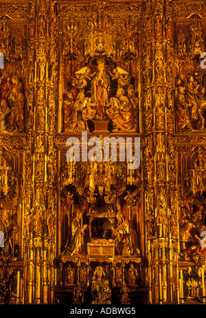 detail, main altarpiece, altarpiece, retable, retablo, Roman ...