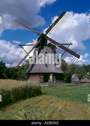 Old windmill. he Funen Village. Odense. Denmark Stock Photo - Alamy