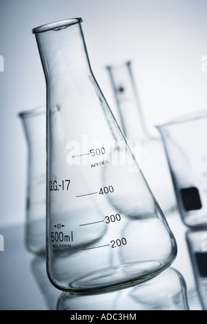 Glass science containers Stock Photo - Alamy