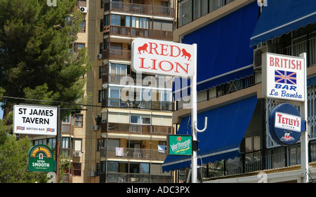 Red Lion pub sign St James London England Stock Photo - Alamy