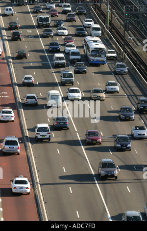 Sydney traffic congestion, roads busy with cars causing congestion in ...