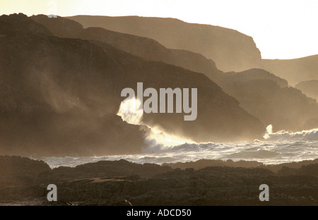 SPOUTING CAVE 2 ISLE OF IONA Stock Photo - Alamy