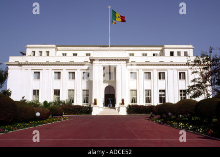 Presidential Palace, Dakar, Senegal, West Africa, Africa Stock Photo ...