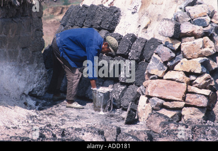 china man working produce bricks Stock Photo - Alamy