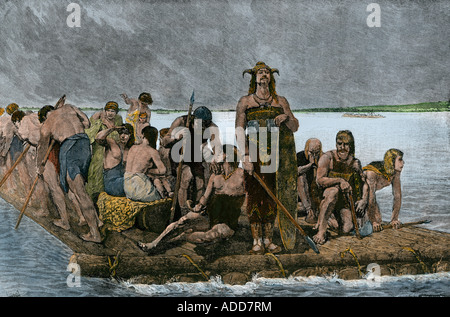 Family Of Ancient Gaul Stock Photo - Alamy