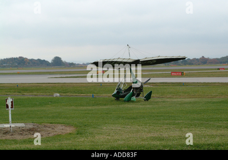 Pegasus Quik flexwing microlight aircraft at Shobdon airfield ...