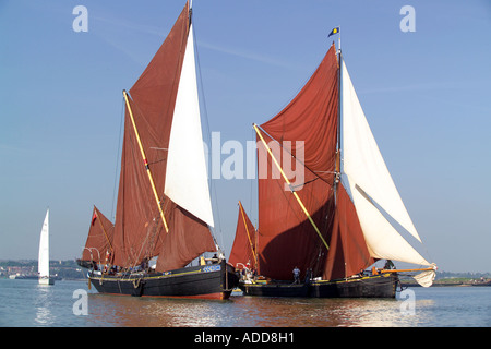 Thames sailing Barge the Centaur the Mirosa Medway Thames Barge Race ...