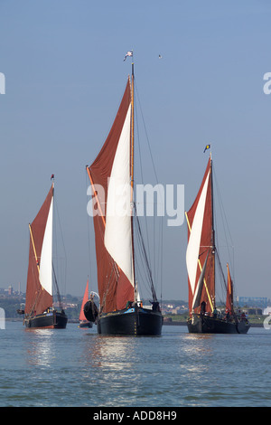 Thames sailing Barge the Centaur the Mirosa Medway Thames Barge Race ...