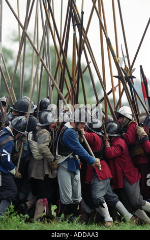 Battle of Worcester re enactment Worcestershire England Stock Photo - Alamy