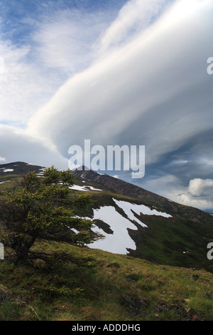 Storm clouds over Hudson Bay mountain Smithers British Columbia Stock ...