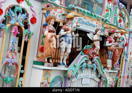 detail of Dutch street organ Netherlands Stock Photo - Alamy