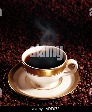 Cup of Java espresso coffee Stock Photo - Alamy