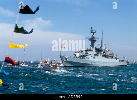 Tha Amazon type 21 class frigate HMS Alacrity F174 off Ramsgate Kent ...