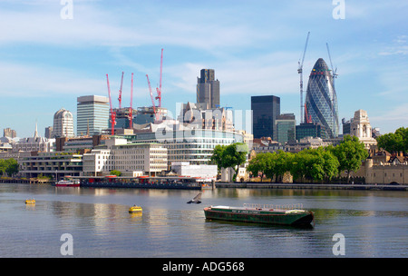London Skyline near Tower Bridge Stock Photo - Alamy