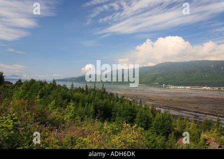 Minette Bay and Kitimat river estuary Kitimat British Columbia Stock ...