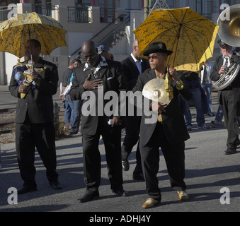 Jazz funeral in New Orleans Stock Photo - Alamy