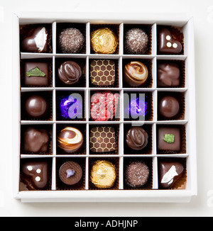 Chocolates are made by hand with fair trade ingredients by mail order ...