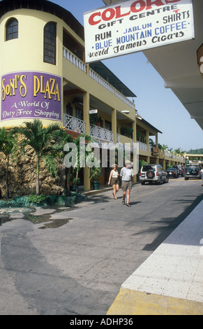 Main street Ocho Rios Jamaica West Indies Central America Stock Photo ...