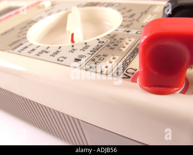 Positive and negative multimeter probes Stock Photo - Alamy