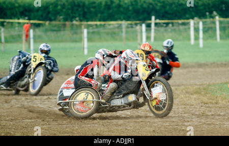 Sidecar grasstrack racing Stock Photo - Alamy
