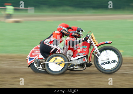 Sidecar grasstrack racing Stock Photo - Alamy