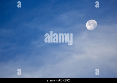 Clouds and moon over Cannon Beach Oregon Stock Photo - Alamy