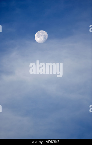 Clouds and moon over Cannon Beach Oregon Stock Photo - Alamy