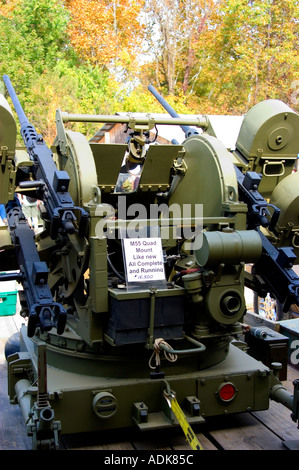 Anti Aircraft quad machine gun Calibre 12,7mm Stock Photo - Alamy