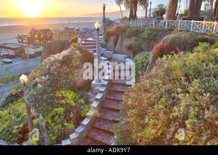 Stairs in Santa Monica California Stock Photo - Alamy