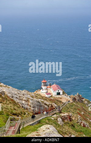 Lighthouse at Point Reyes National Seashore near San Francisco ...