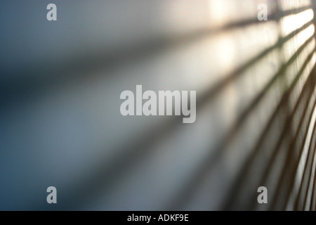 venetian window blind with shadow cast on to a wall Stock Photo - Alamy