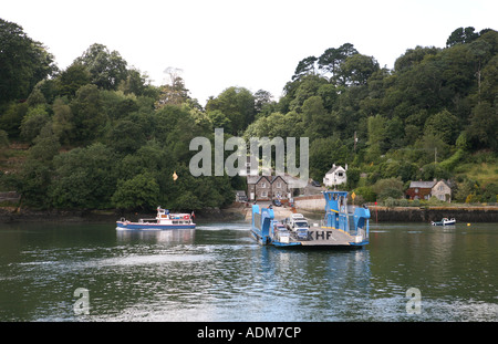 The King Harry Ferry, Cornwall, UK — this historic floating chain ferry ...
